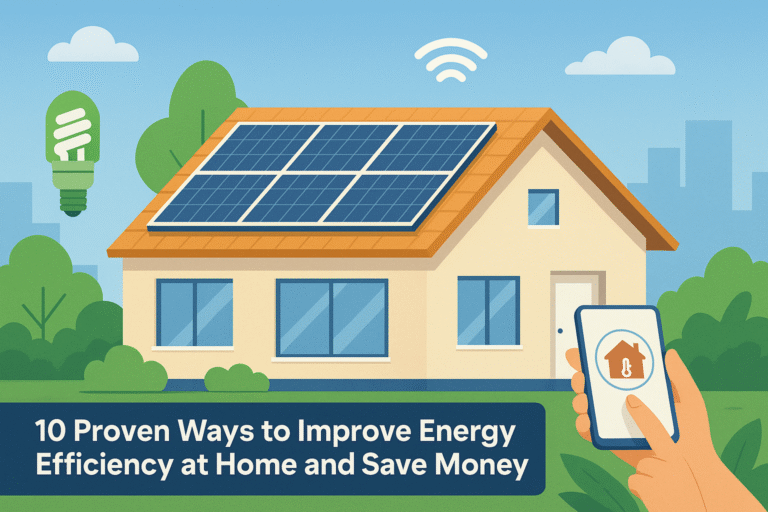 10 ways to Improve Energy Efficiency in Your Home and Save Money in ...