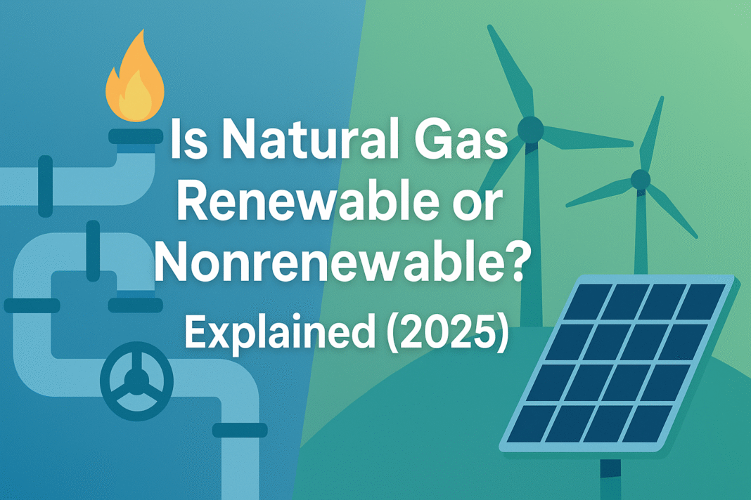 Is Natural Gas Energy Renewable or Nonrenewable? Complete 2025 Guide ...