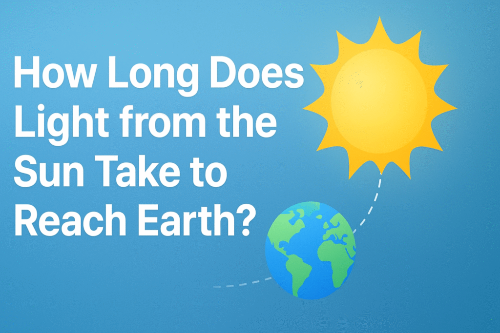 How Long Does Light from Sun Take to Reach Earth? - Globe streak